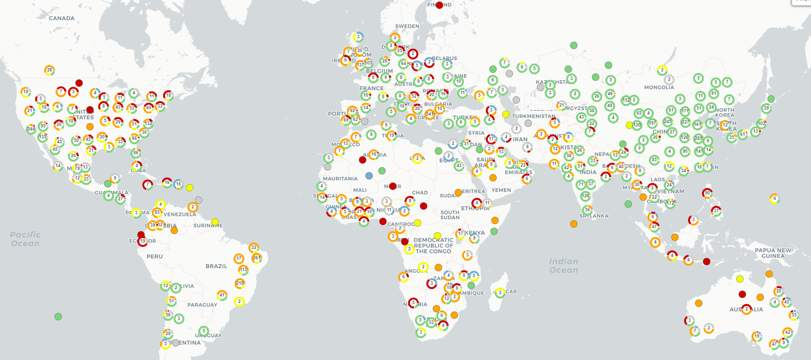 Global solar power tracker - Geo-Informatie Nederland